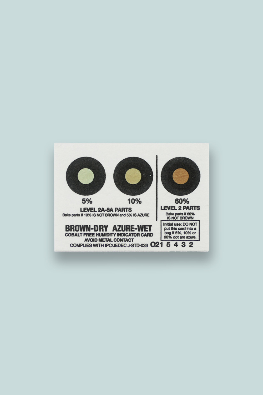 100% Cobalt Free Humidity Indicators – Levosil